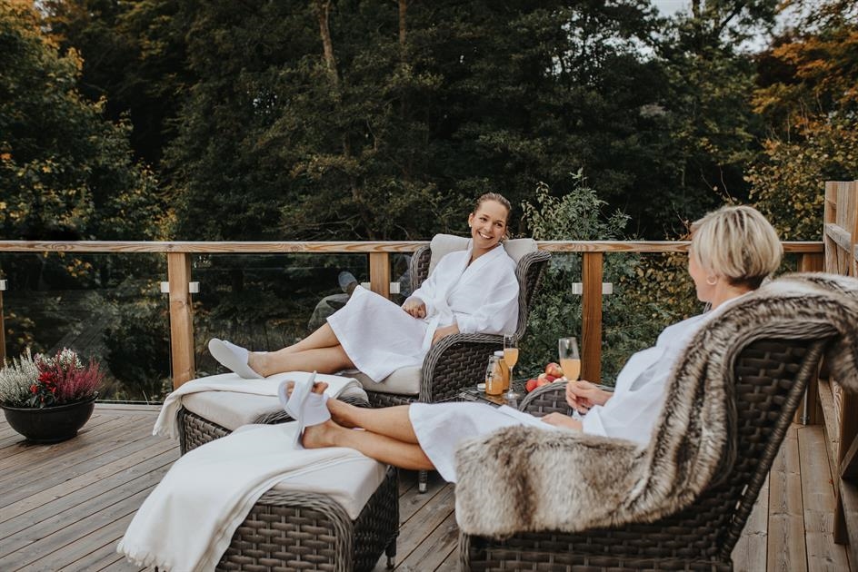 Spabad utomhus | Margretetorps Gästgifvaregård